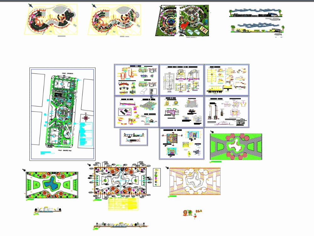 Complejo turistico del peru en AutoCAD | CAD (12.07 MB) | Bibliocad