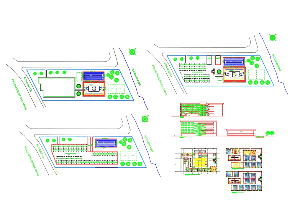 Inclusive school in AutoCAD | CAD download (1.18 MB) | Bibliocad