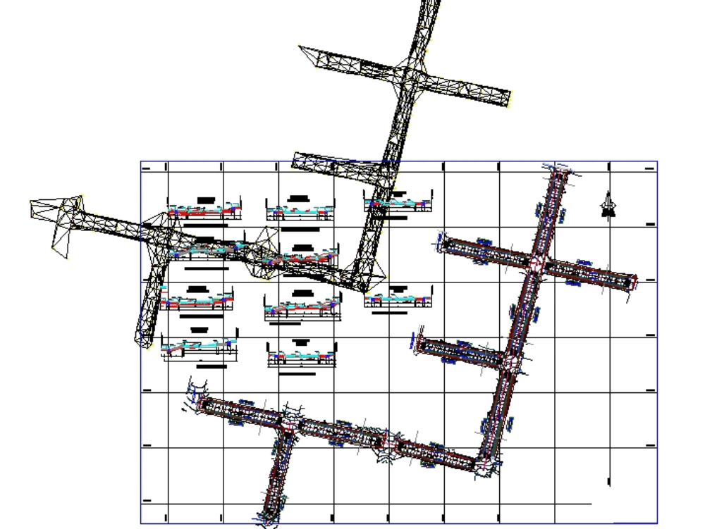 Streets and sidewalks in AutoCAD | CAD download (2.29 MB) | Bibliocad