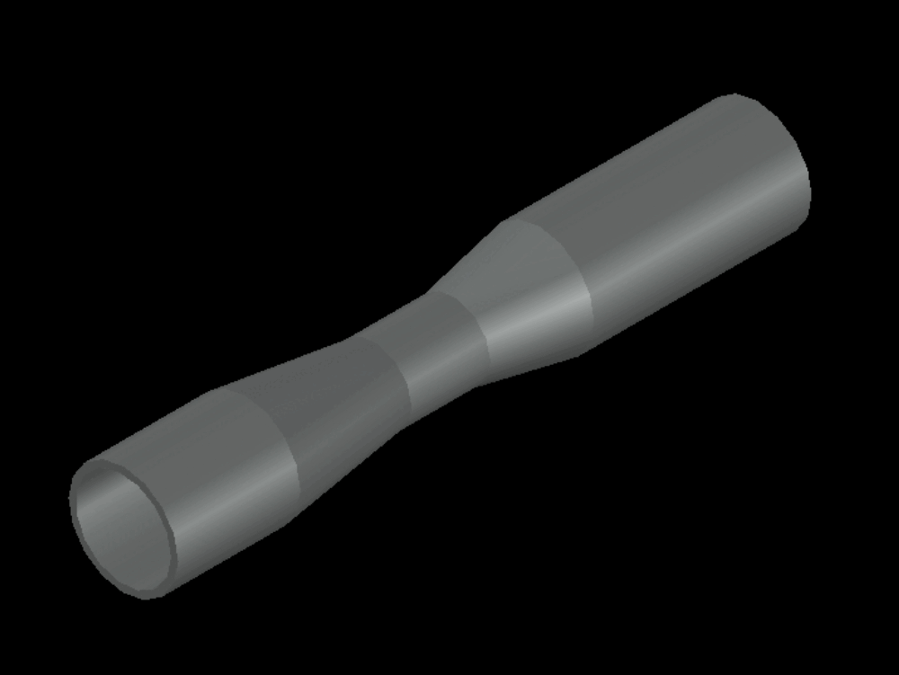 Tubo venturi en AutoCAD | Descargar CAD gratis (1.42 MB) | Bibliocad