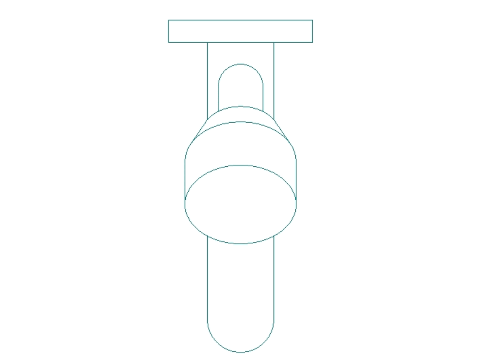 Tap in AutoCAD | Download CAD free (6.37 KB) | Bibliocad