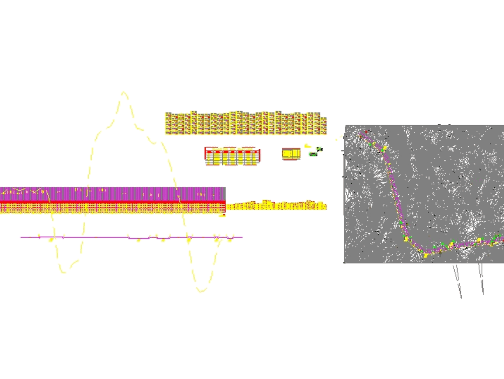 Road section in AutoCAD | Download CAD free (4.85 MB) | Bibliocad