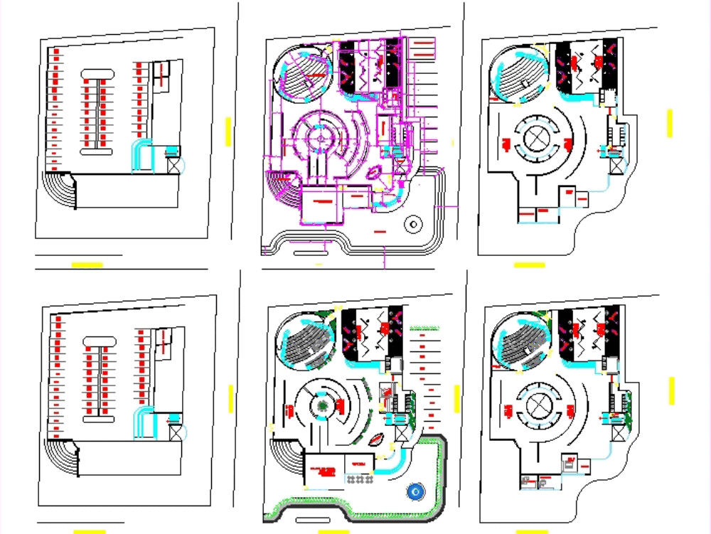 Museo En Autocad Descargar Cad Gratis 3 88 Mb Bibliocad