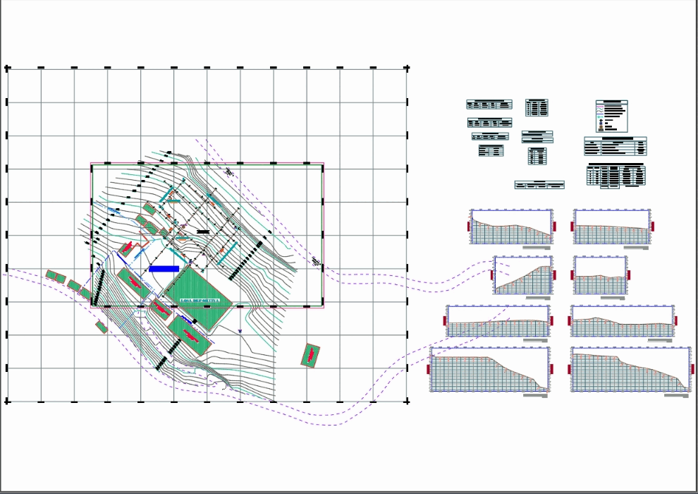 Plano topografico i. e. inicial en AutoCAD | CAD (417.48 KB) | Bibliocad