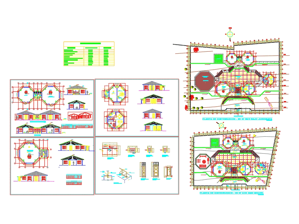 Jardin rural en AutoCAD | Descargar CAD (2.85 MB) | Bibliocad