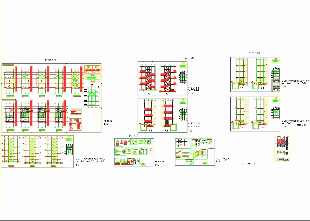 Emergency stairs in AutoCAD | CAD download (2.04 MB) | Bibliocad