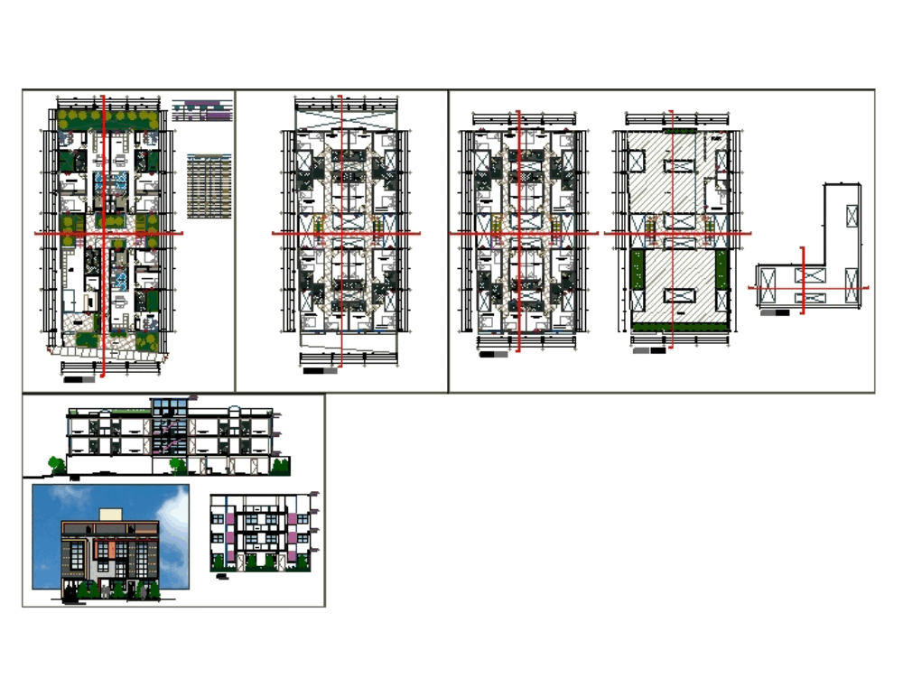 Casa en AutoCAD | Descargar CAD gratis (1.4 MB) | Bibliocad
