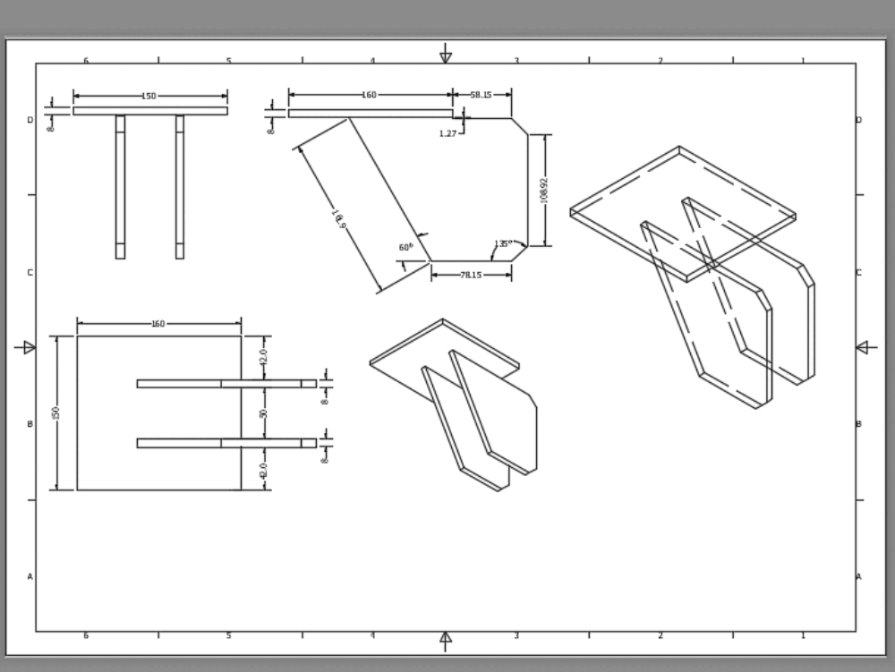 Mensula para viguetas en AutoCAD | Descargar CAD (113.59 KB) | Bibliocad