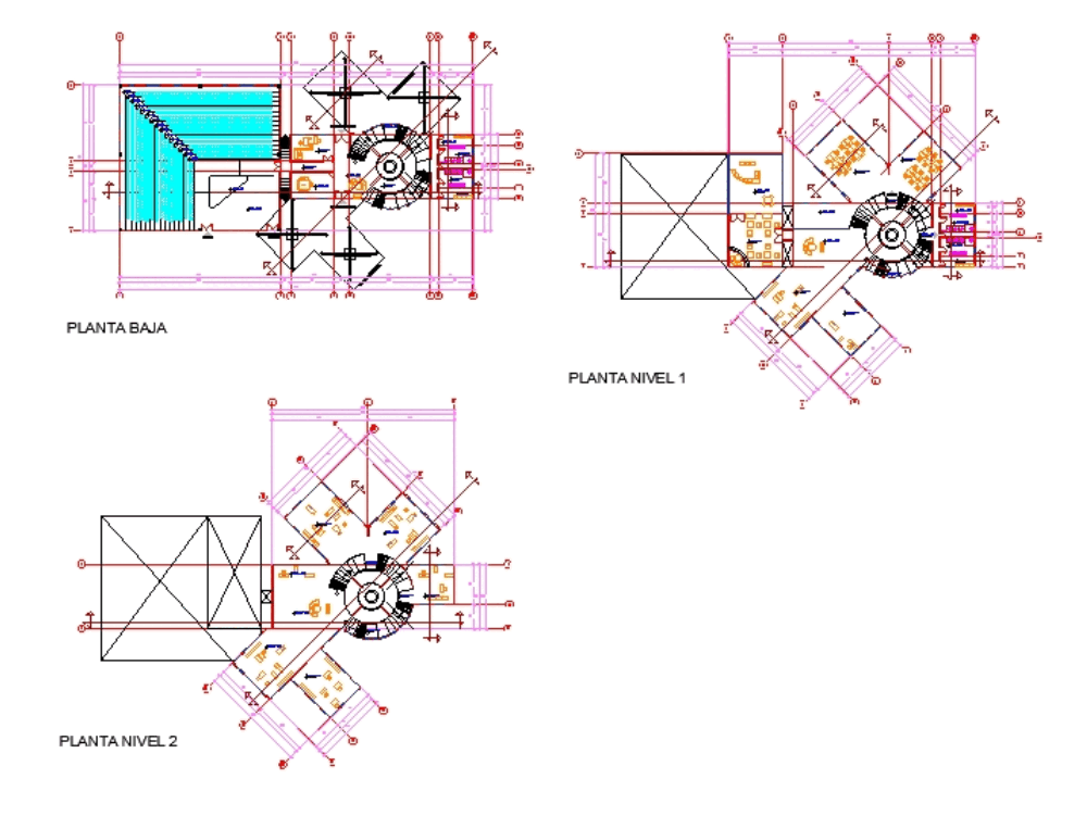 Multipurpose Hall In Autocad Cad Download 2 47 Mb Bibliocad