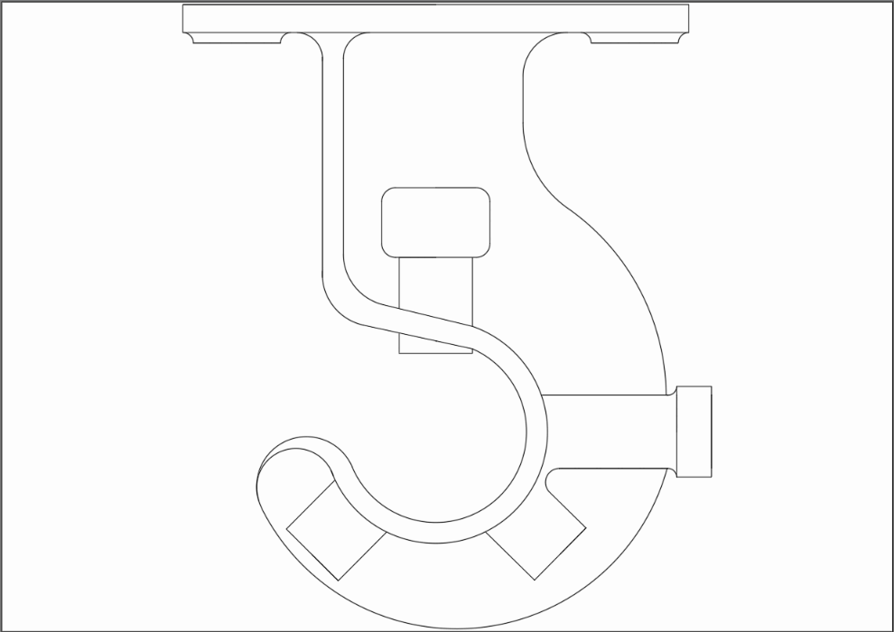 2d hook in AutoCAD | Download CAD free (31.93 KB) | Bibliocad