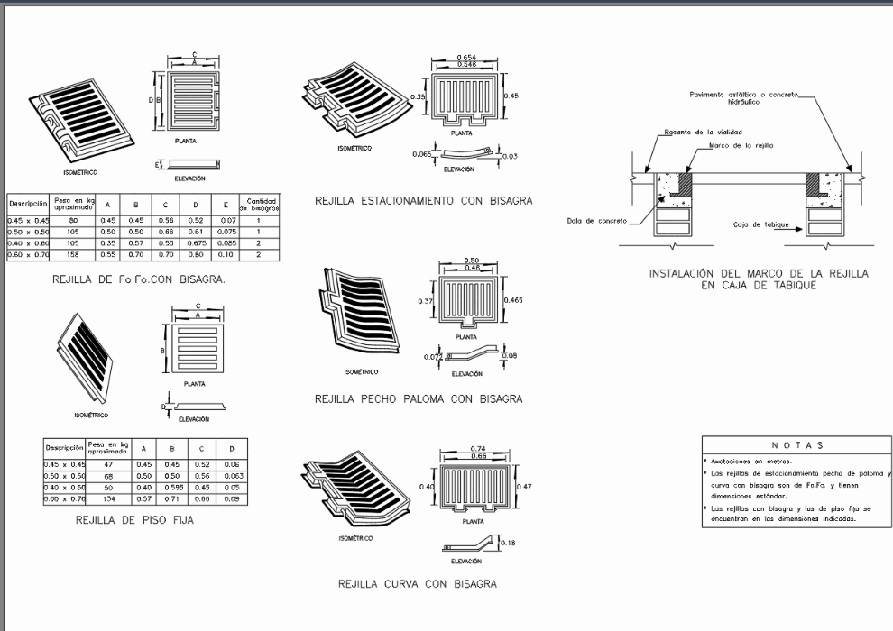 Coladera de piso en AutoCAD | Descargar CAD (199.42 KB) | Bibliocad