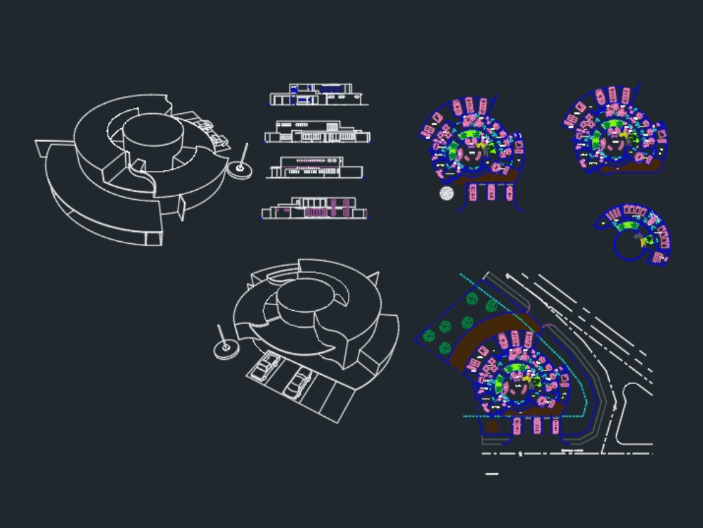 Police station in AutoCAD | CAD download (875.02 KB) | Bibliocad