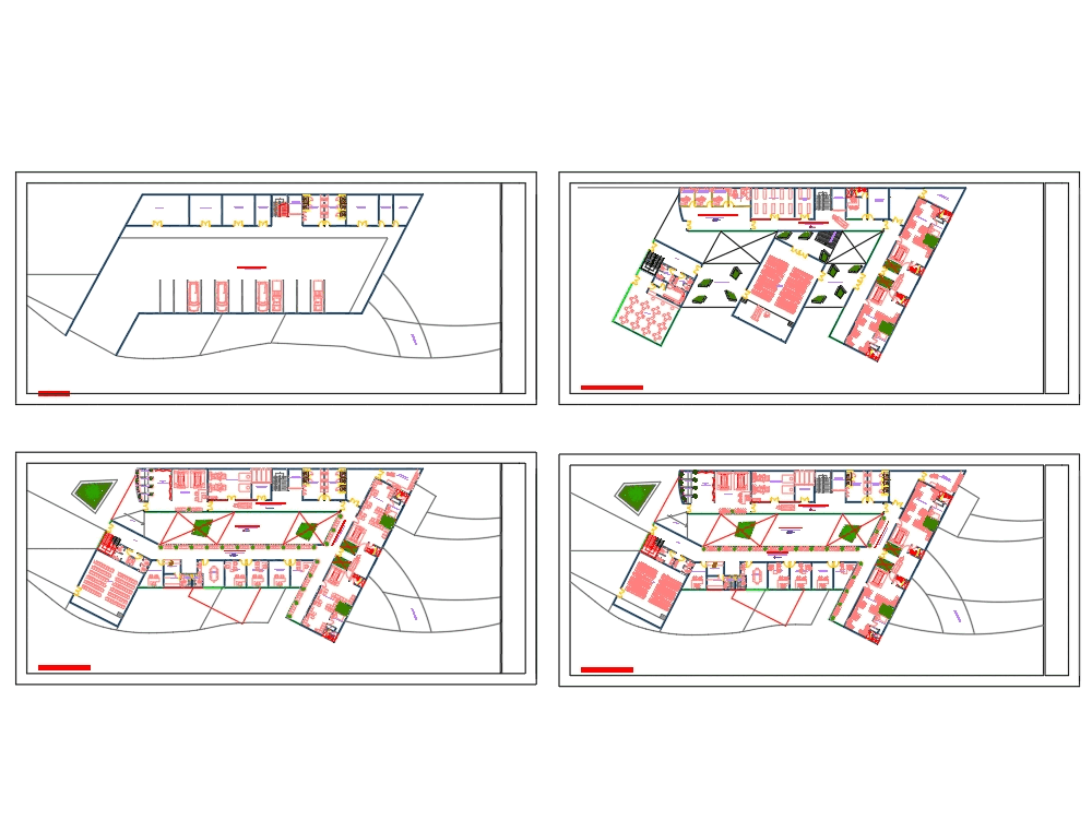Mortuary in AutoCAD | CAD download (1.26 MB) | Bibliocad
