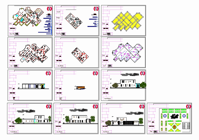 Museum in AutoCAD | Download CAD free (2.27 MB) | Bibliocad