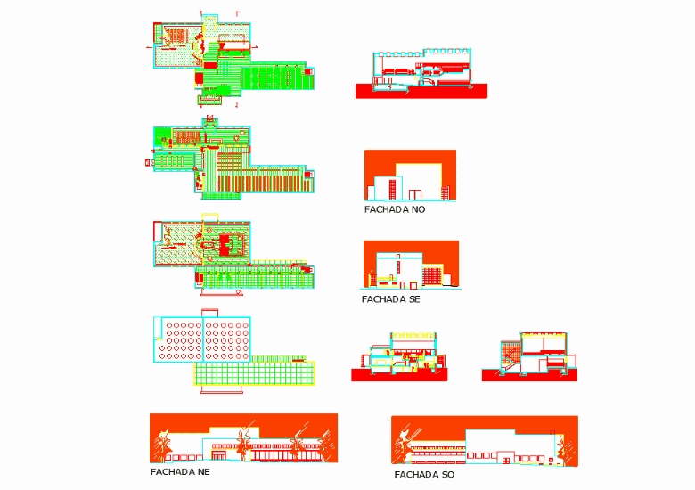 Biblioteca viipuri - alvar aalto en AutoCAD | CAD (1.41 MB) | Bibliocad