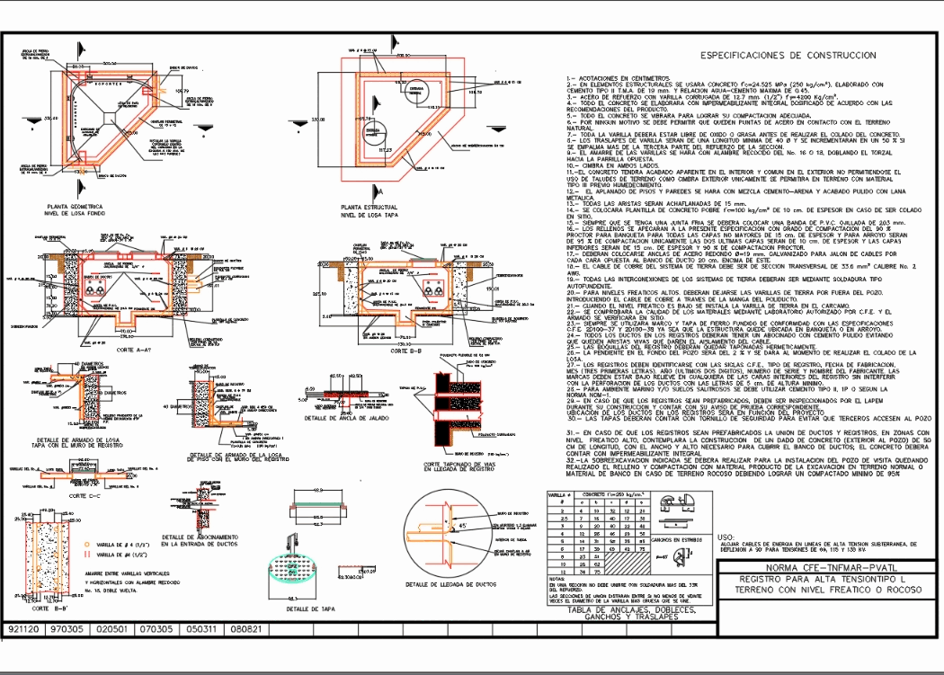 Registro electrico cfe tipo l en AutoCAD | CAD (224.15 KB) | Bibliocad