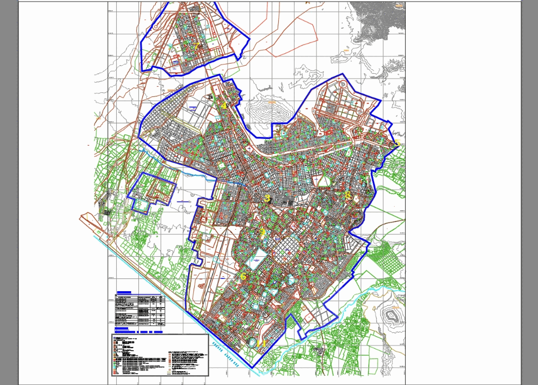 Trujillo plano en AutoCAD | Descargar CAD gratis (6.68 MB) | Bibliocad