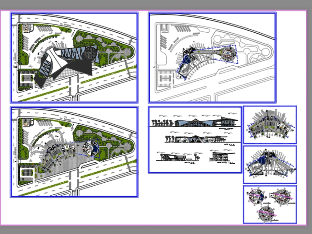Bushaltestelle in AutoCAD | CAD Download (1.87 MB) | Bibliocad