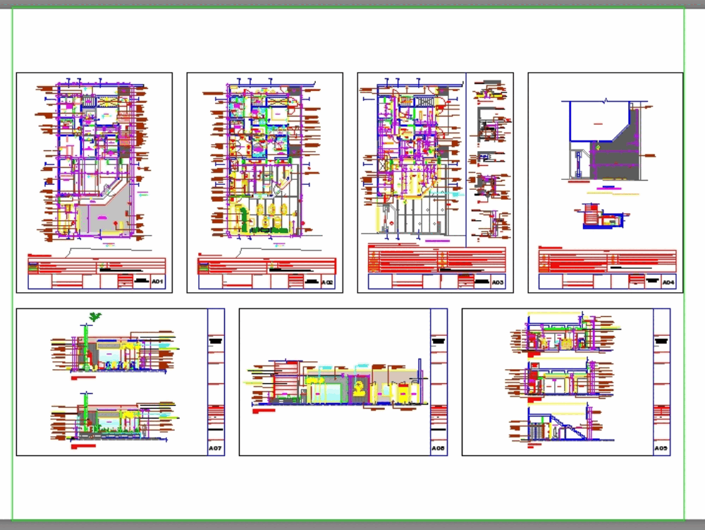 Minimarket en AutoCAD | Descargar CAD (1.75 MB) | Bibliocad