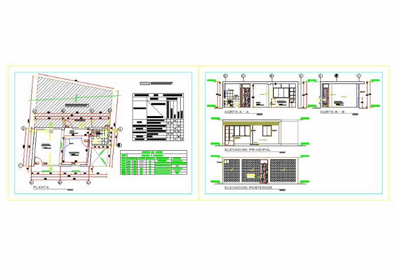 Modulo basico tipo i del programa techo propio (2.08 MB) | Bibliocad