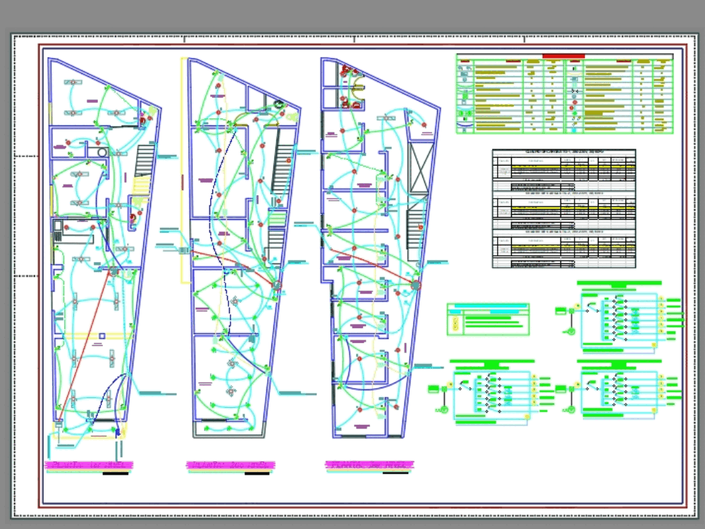 Lieu d'habitation dans AutoCAD | Téléchargement CAD (437.77 KB) | Bibliocad