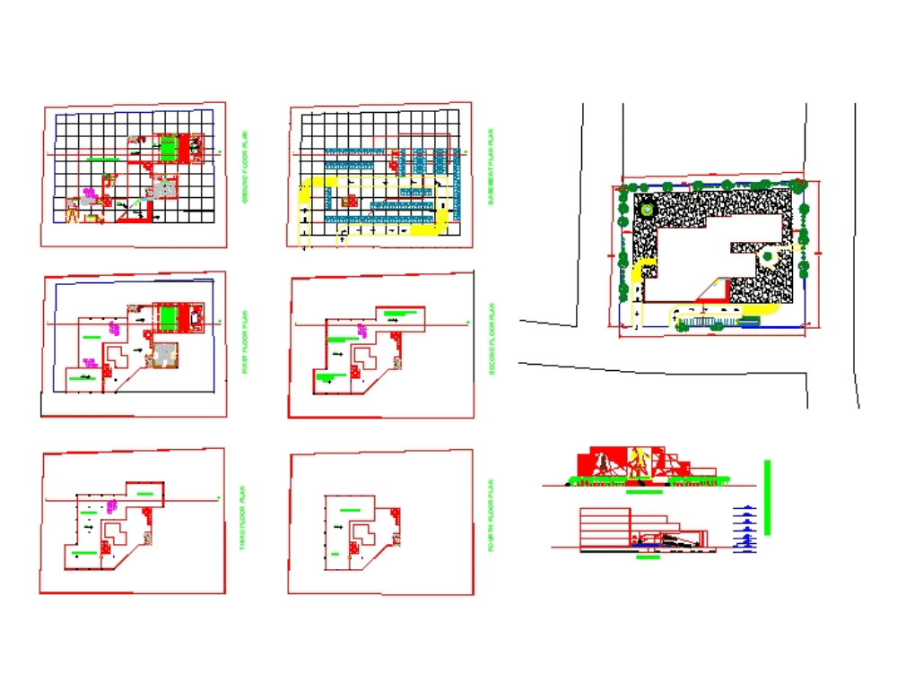 Museo En Autocad Descargar Cad 1 89 Mb Bibliocad