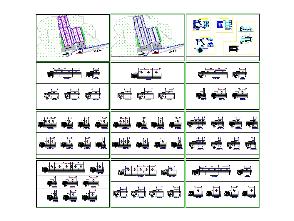 Sewer network in AutoCAD | CAD download (1.28 MB) | Bibliocad