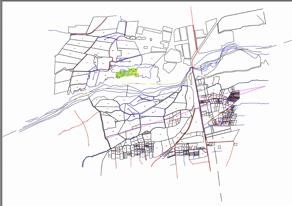 Plano perimetrico en AutoCAD | Descargar CAD gratis (1.66 MB) | Bibliocad