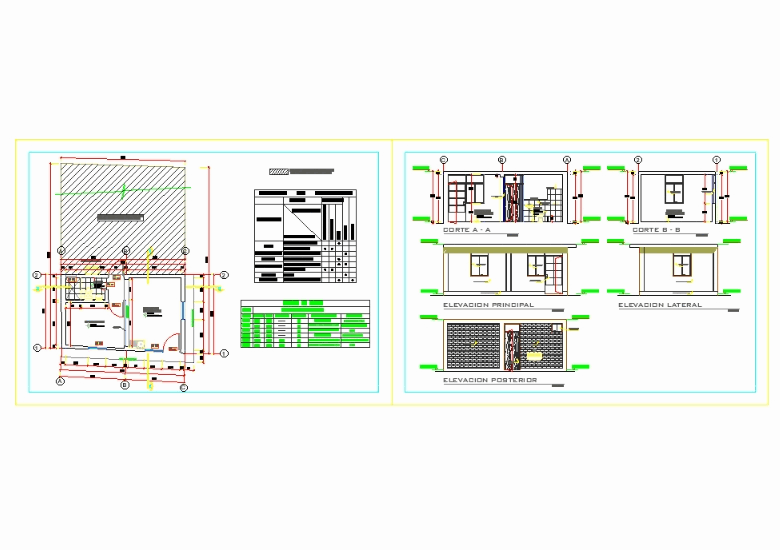 Modulo basico tipo i del programa techo propio (1.11 MB) | Bibliocad