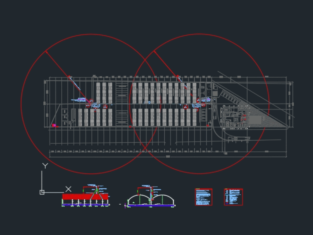 Lightning rod system in AutoCAD | CAD download (2.27 MB) | Bibliocad