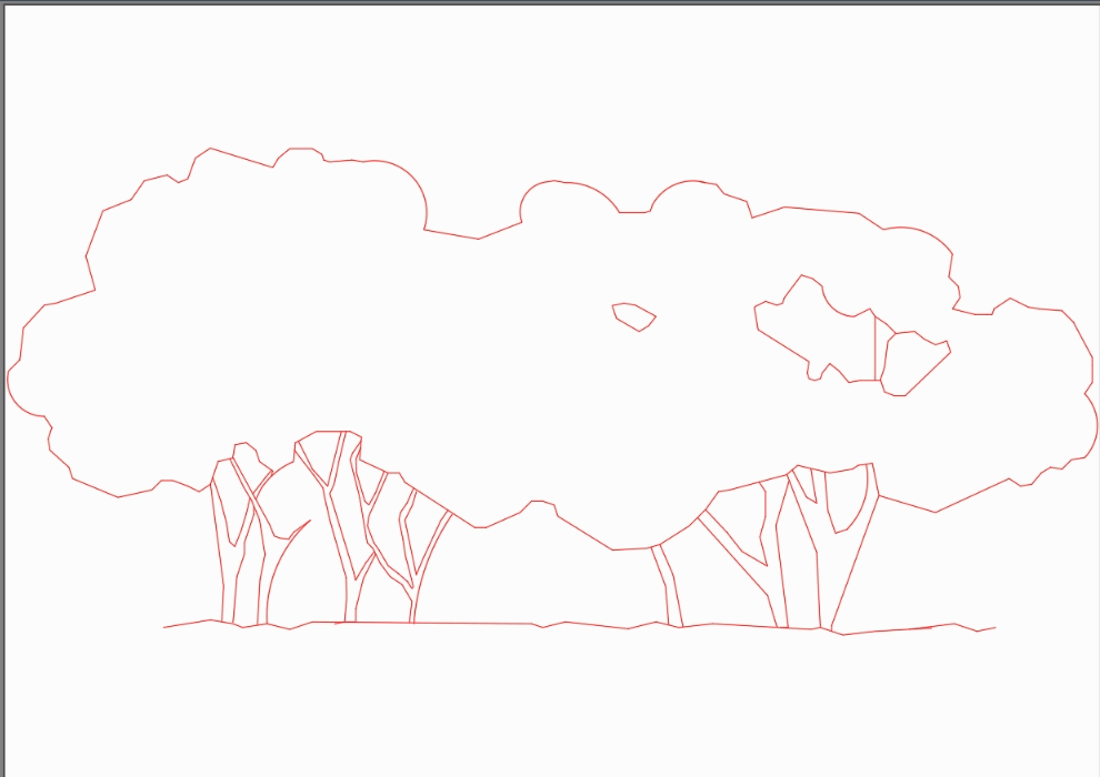 2d trees in AutoCAD | Download CAD free (15.4 KB) | Bibliocad