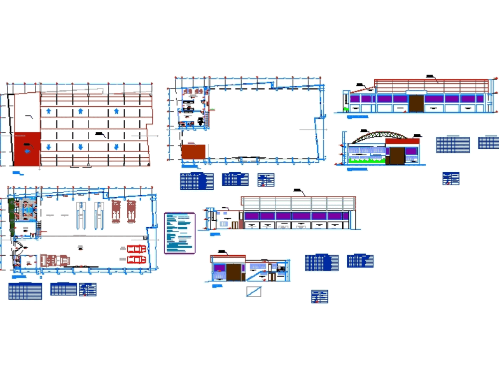 Machine shop in AutoCAD | CAD download (932.08 KB) | Bibliocad