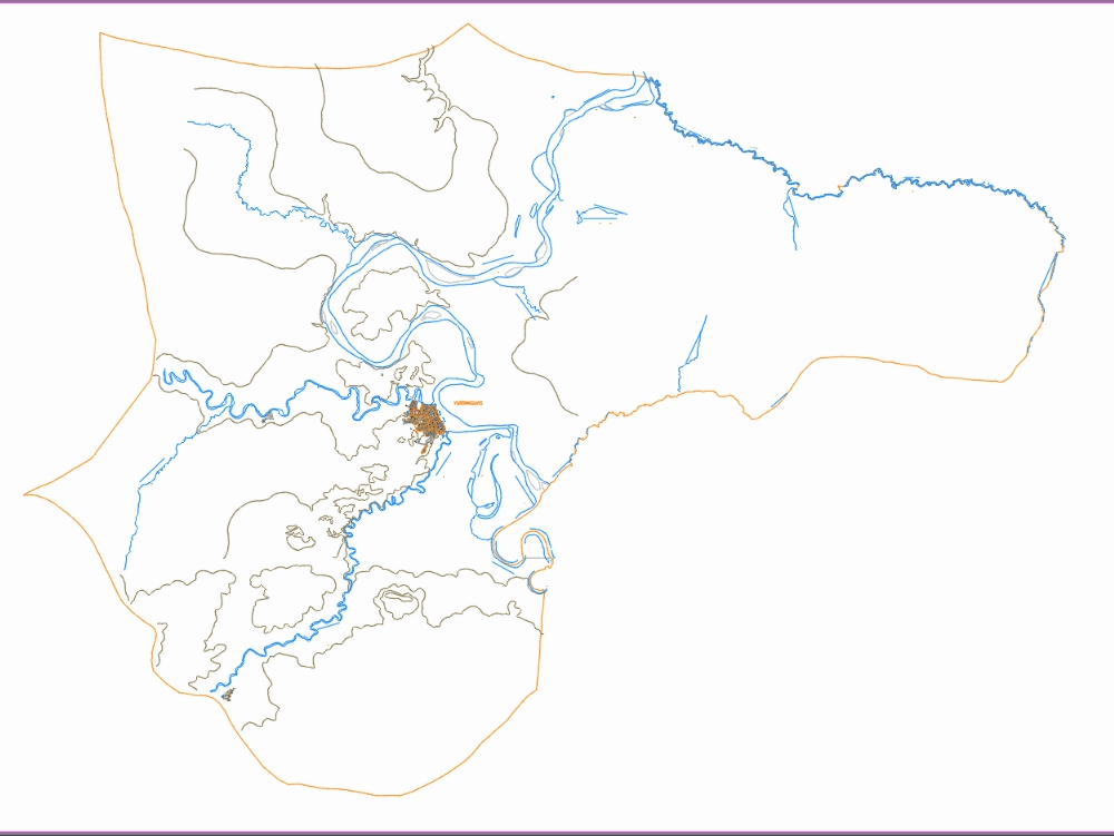 Plano del distrito de yurimaguas en AutoCAD | CAD (506.82 KB) | Bibliocad