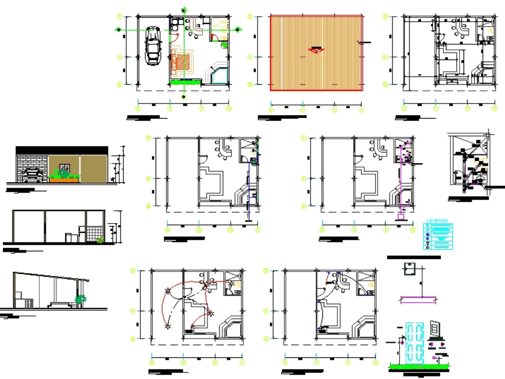 Hotel room in AutoCAD | CAD download (372.97 KB) | Bibliocad