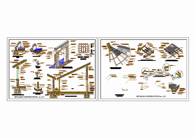 Cabin in AutoCAD | CAD download (3.31 MB) | Bibliocad