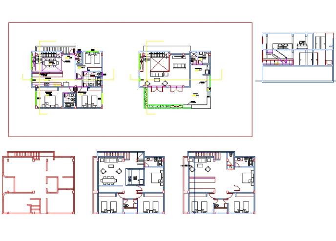 Small house in AutoCAD | Download CAD free (234.9 KB) | Bibliocad