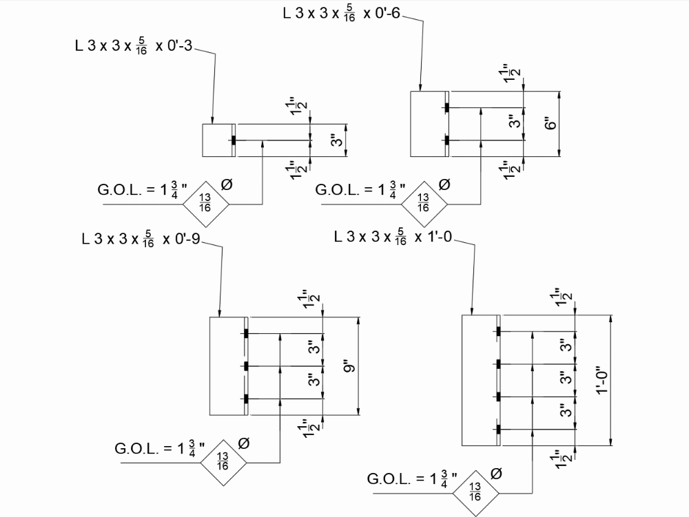 Connection angle details in AutoCAD | Download CAD free (83.81 KB ...