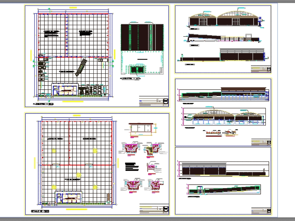 Almacen general y oficina en AutoCAD | Descargar CAD gratis (2.01 MB ...