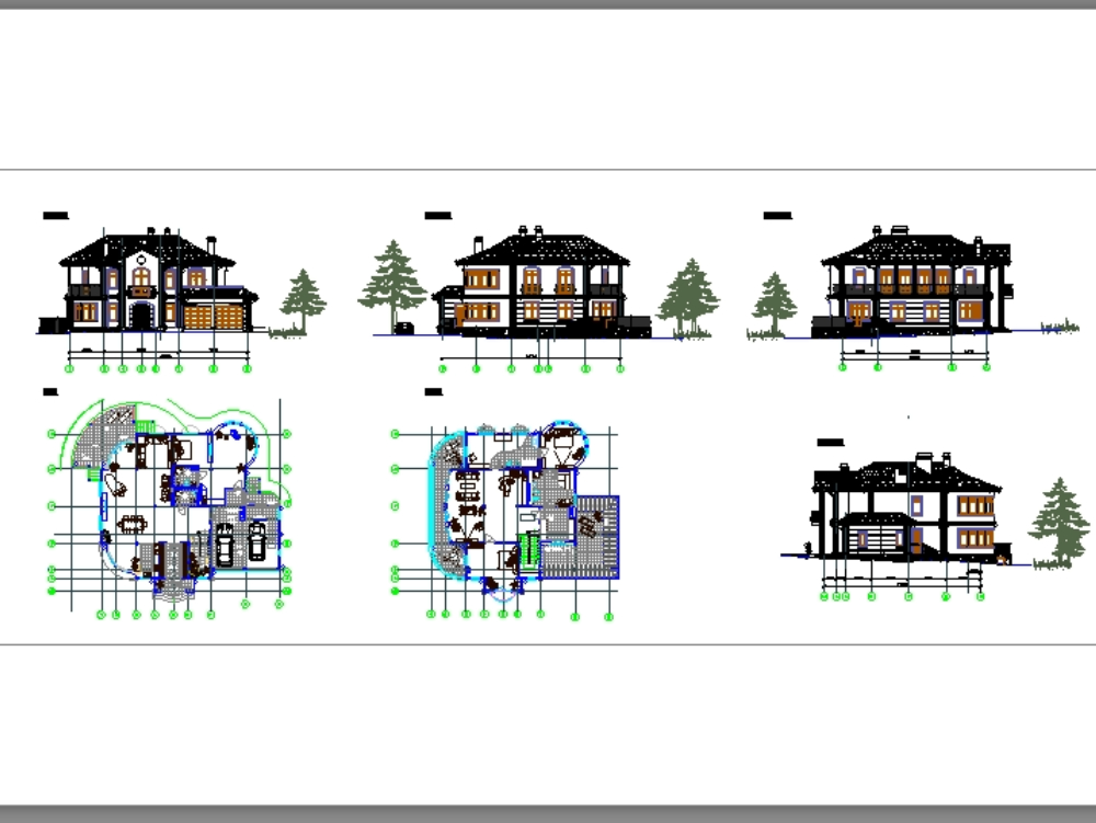 House With Circular Corners In AutoCAD CAD 2 15 MB Bibliocad