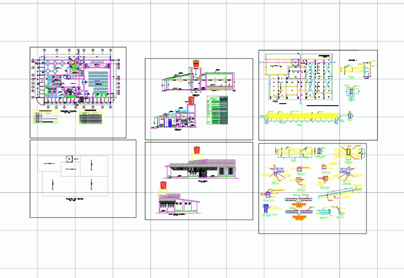 Communal living in AutoCAD | Download CAD free (711.84 KB) | Bibliocad