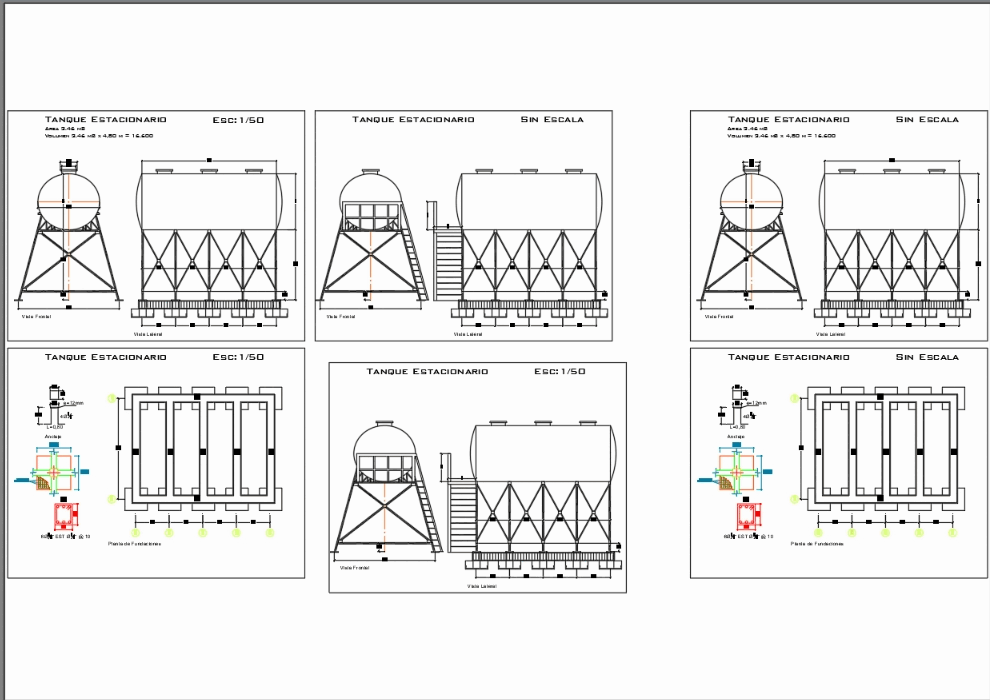 Tanque de ferro em PAT | Baixar CAD (187.73 KB) | Bibliocad