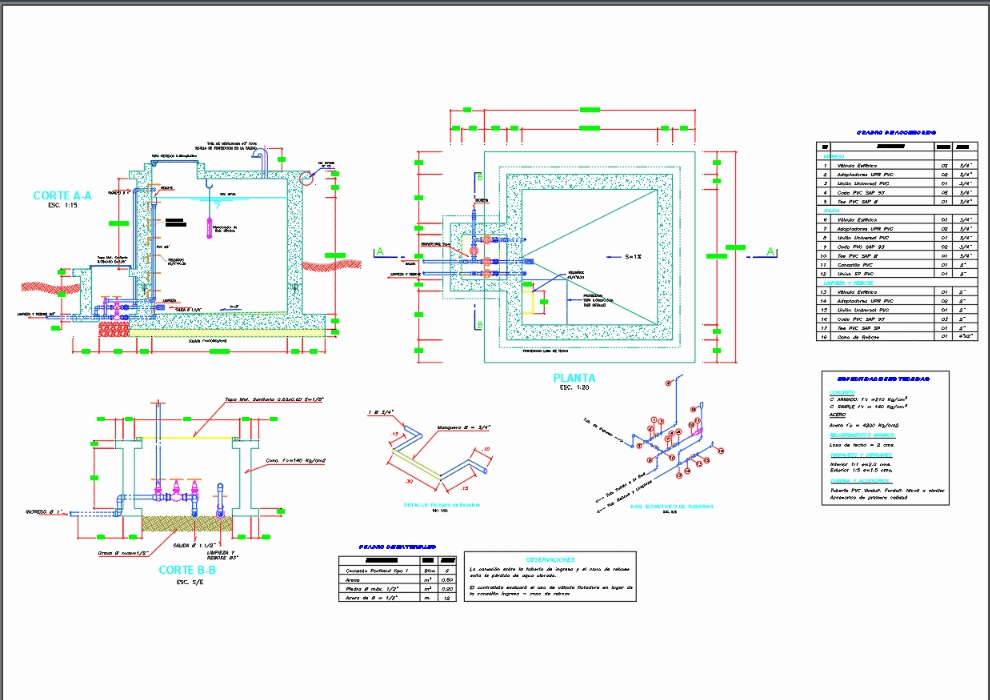 Valve house in AutoCAD | Download CAD free (260.01 KB) | Bibliocad