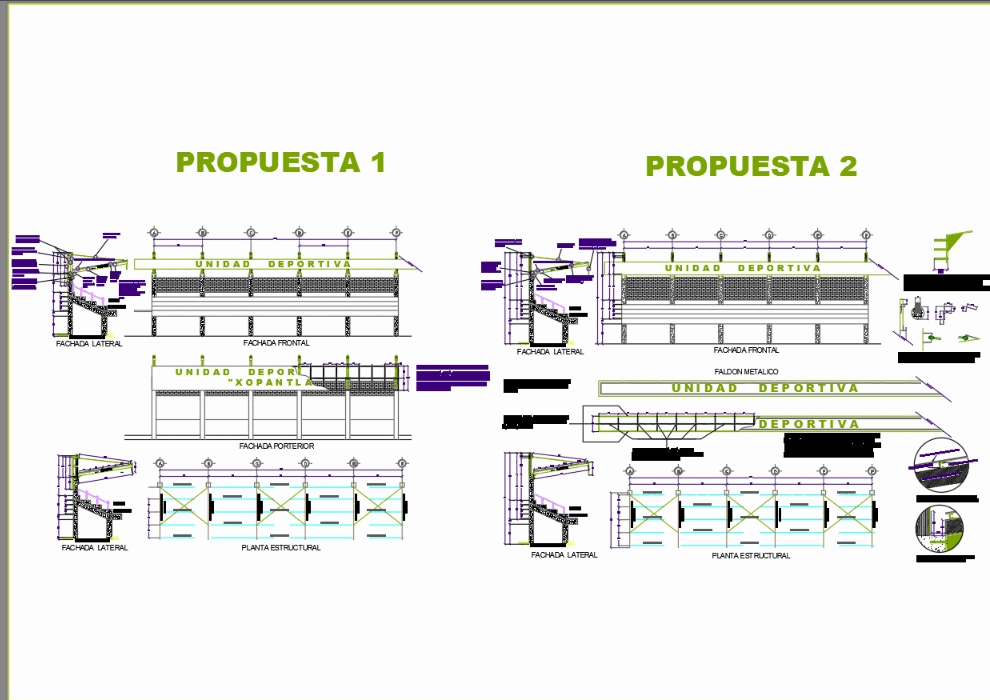 Gradas en AutoCAD | Descargar CAD (712.89 KB) | Bibliocad