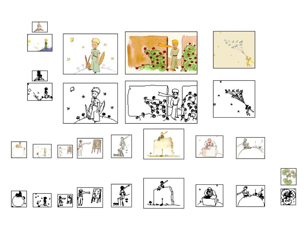 The little prince in AutoCAD | Download CAD free (8.67 MB) | Bibliocad