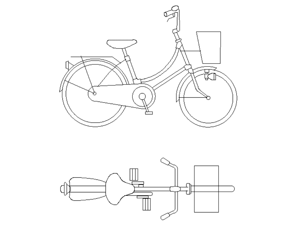 Bikes in AutoCAD | CAD download (592.81 KB) | Bibliocad