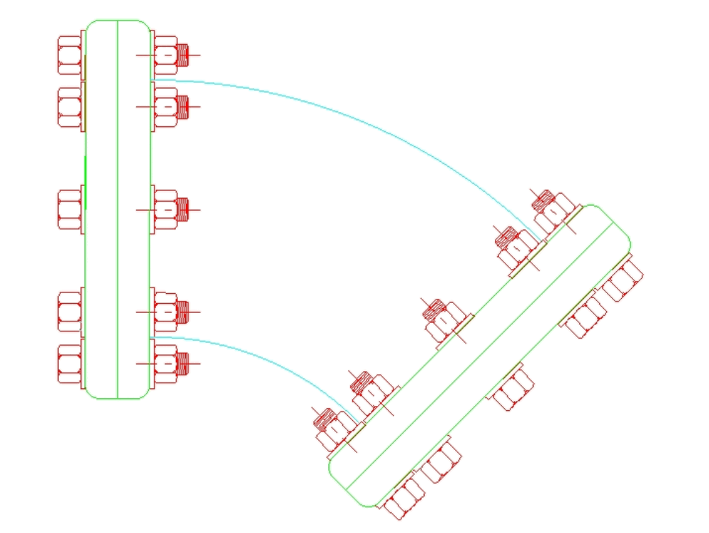 Ansi Flange Autocad Drawing Blocks