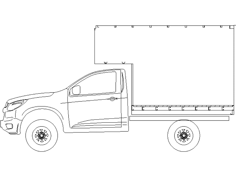 Chevrolet - s10 en AutoCAD | Descargar CAD gratis (47.76 KB) | Bibliocad