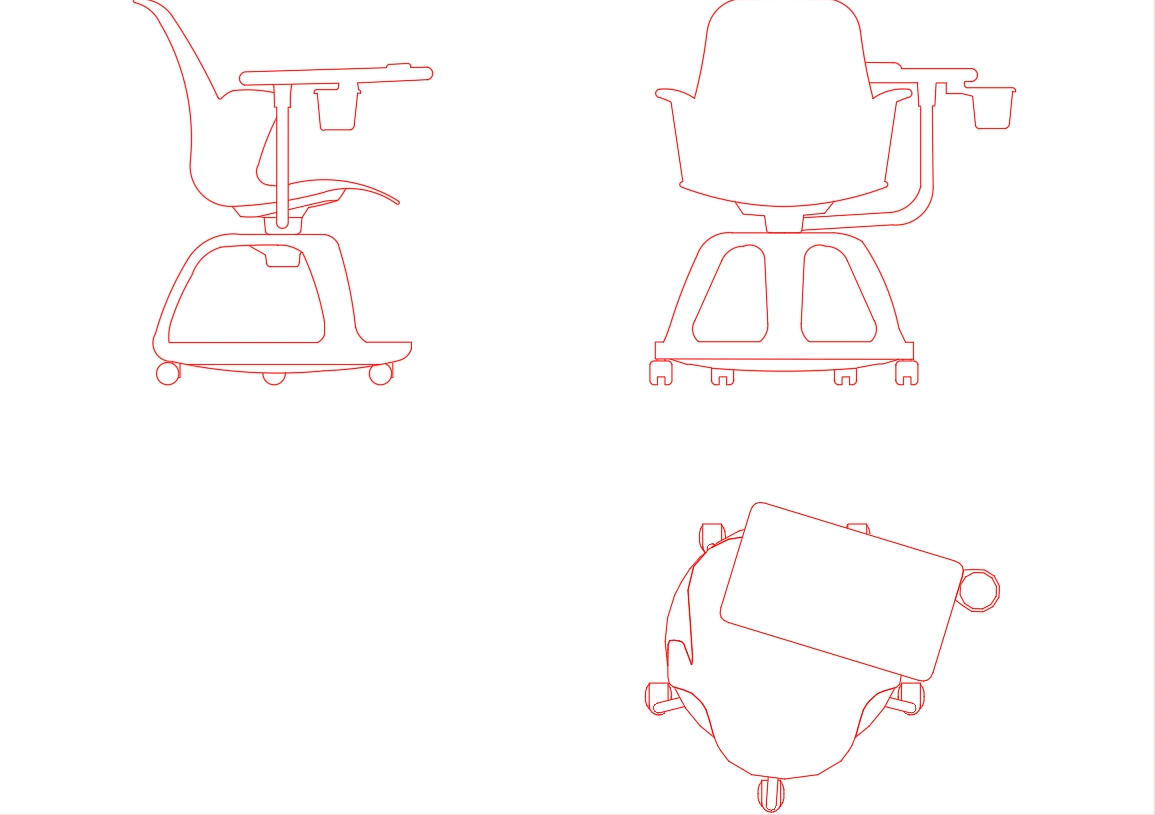 Chair in AutoCAD | Download CAD free (58.68 KB) | Bibliocad