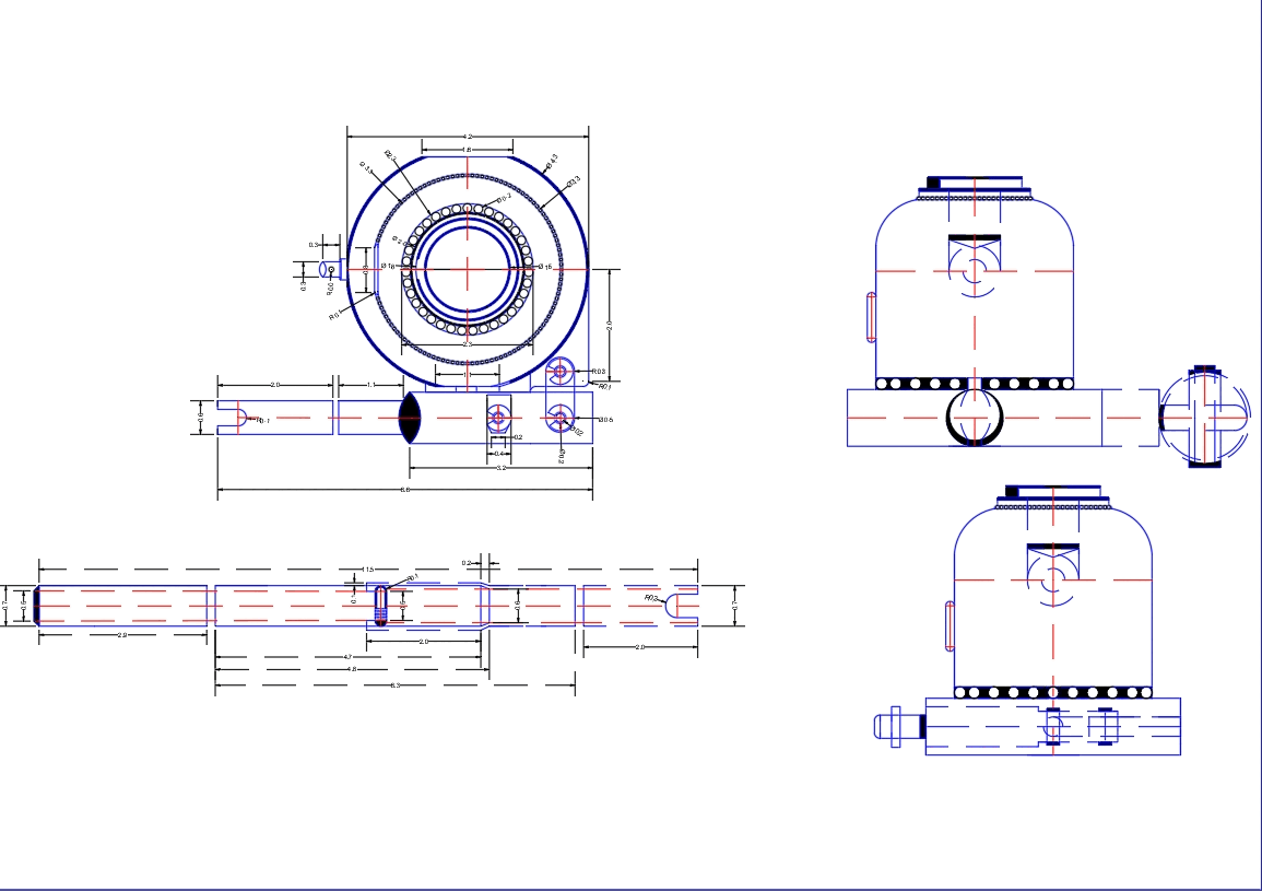 Hydraulic press in JPG | Download CAD free (101.5 KB) | Bibliocad