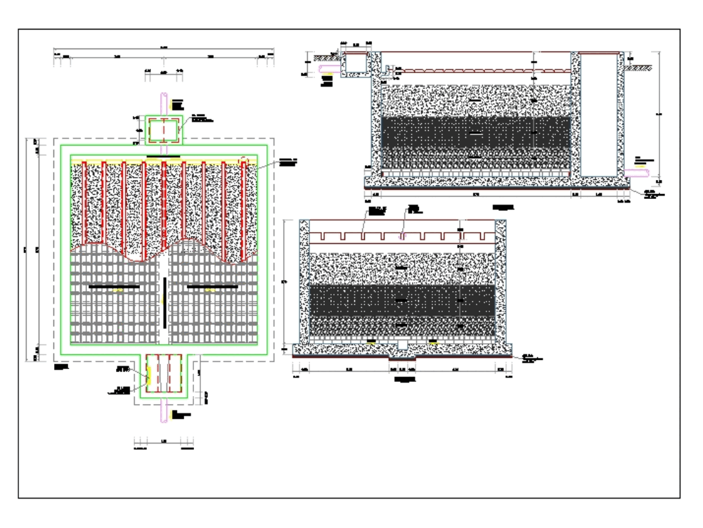 Filtro biologico en AutoCAD | Descargar CAD gratis (218.81 KB) | Bibliocad